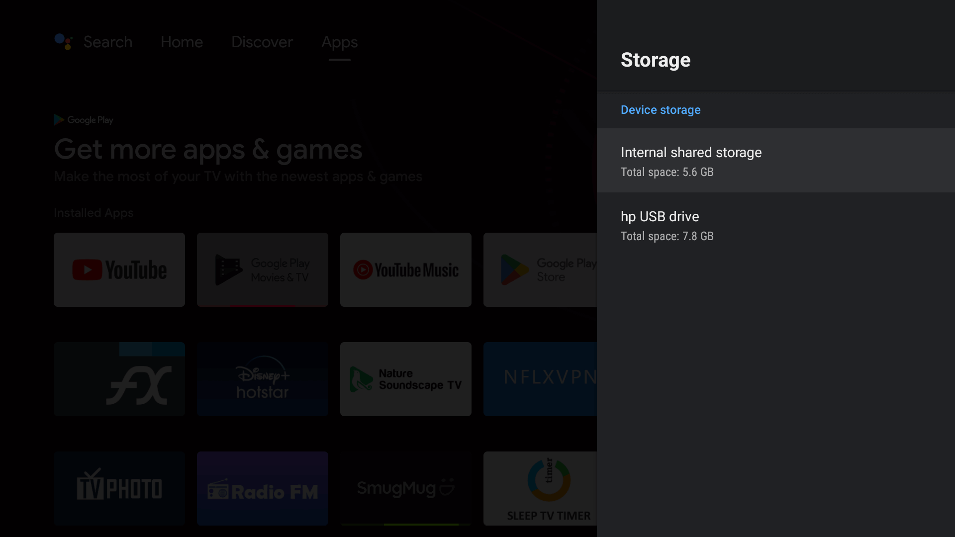 Expand Android TV Storage with USB Drive